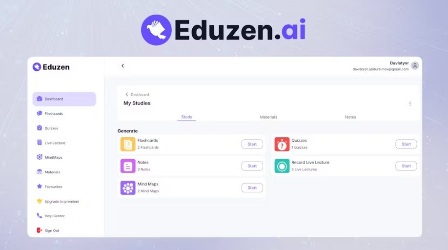 Eduzen.ai - Your AI-powered shortcut to smarter studying | Steemhunt